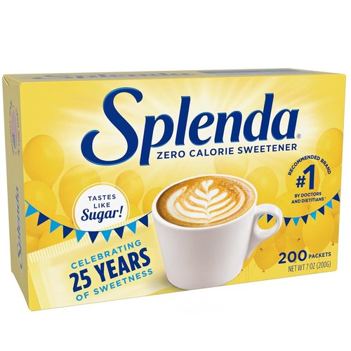 SPLENDA Zero Calorie Sweetener, 200 Count Packets | eBay