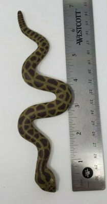 Rattlesnake Snake Figure Toy Plastic 7" | eBay