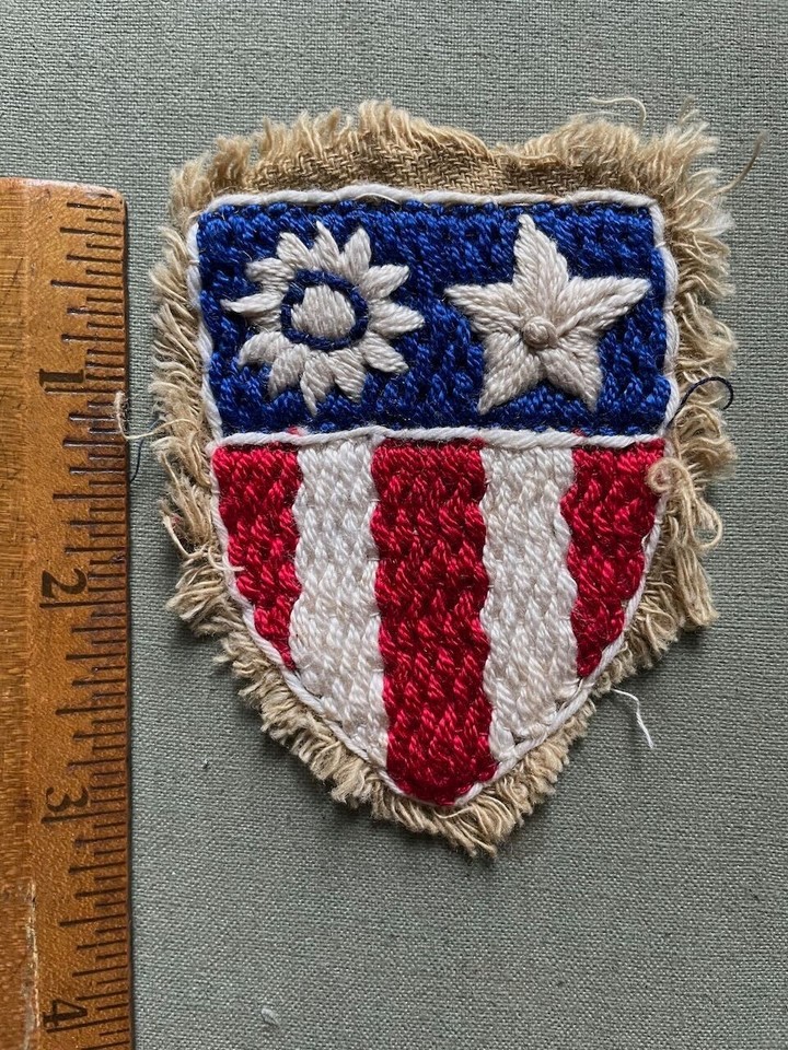 WW2 CBI Theatre Made Chain Embroidered AAF Air Force Patch SSI China ...