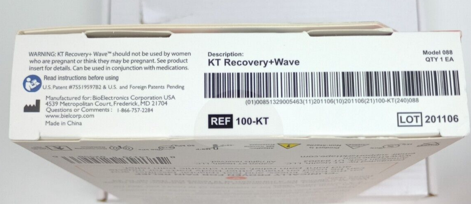 KT Recovery+Wave Electromagnetic Pain Relief Device WEARABLE | eBay