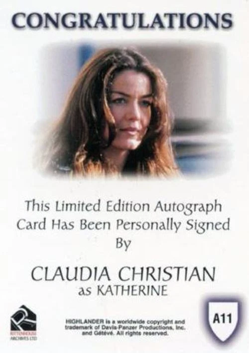 Claudia Christian Highlander