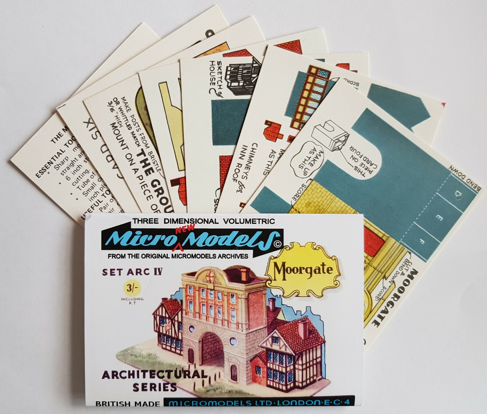 Micromodels MOORGATE SET ARC IV Micro New Models card model kit | eBay