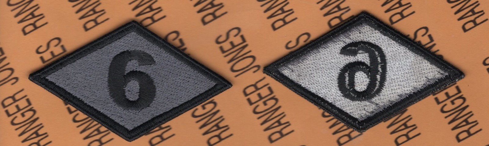 US Army 6th Ranger Co RTB Airborne, 75th Infantry Diamond ACU 3" patch ...