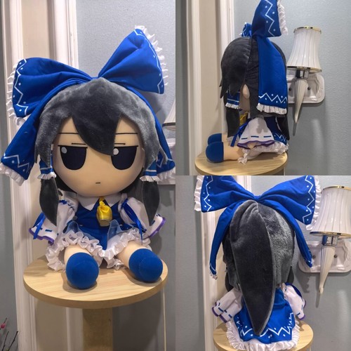Touhou Project fumo Hakurei Reimu Blue Plush Doll Stuffed Toy Pillow ...