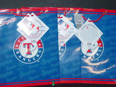 MLB Texas Rangers Gift Bags, New (3 bags) MEDIUM | eBay