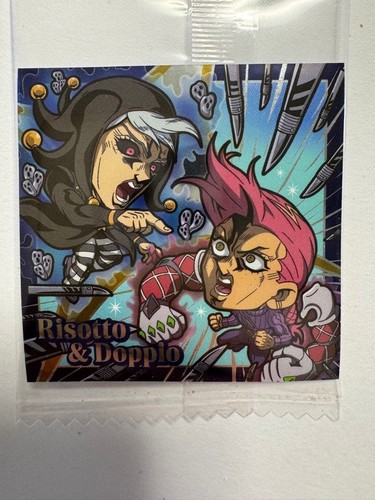 Bandai JoJo's Bizarre Adventure Risotto Nero Doppio Sticker Anime Pack ...