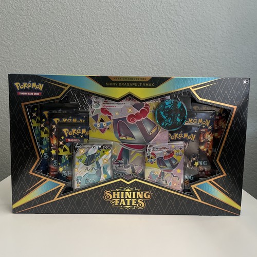 LOT OF 4 Pokemon TCG Shining Fates Premium Collection SHINY DRAGAPULT ...
