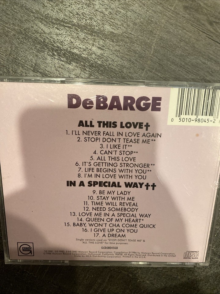 DeBarge 2 All Time Great Classic Albums - In A Special Way/All This ...