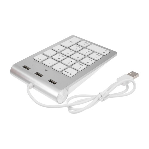 USB Number Pad Key Wireless Mechanical Numpad Ergonomic Single-handed ...