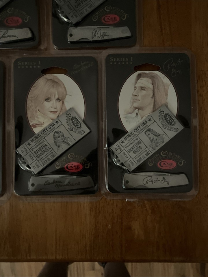 Case XX 059L Series 1 Country Collectibles Lot 5 Knives, Joe Diffie ...