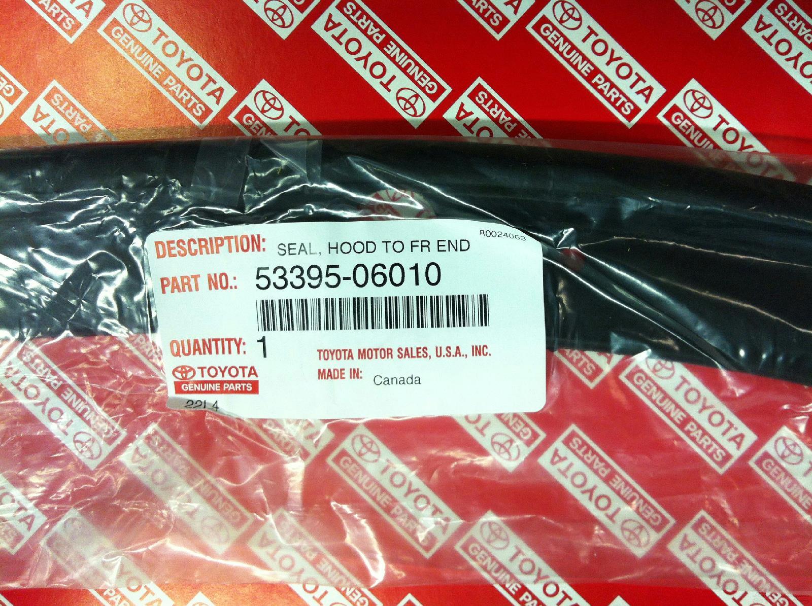 Genuine Toyota Parts 53395-06010 Hood to Front Bumper Panel | eBay