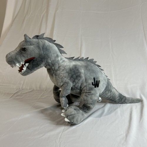 JURASSIC WORLD Movie XL T REX Grey JW Dinosaur Plush Stuffed Animal 27 ...