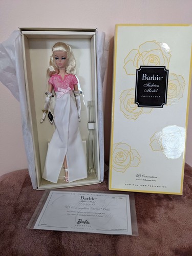 2016 US CONVENTION SILKSTONE BARBIE DOLL PLATINUM LABEL #25 MATTEL ...