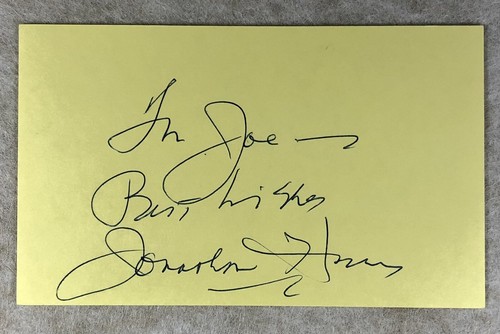 ACTOR JONATHAN HARRIS SIGNED AUTOGRAPH DR. ZACHARY SMITH LOST IN SPACE ...