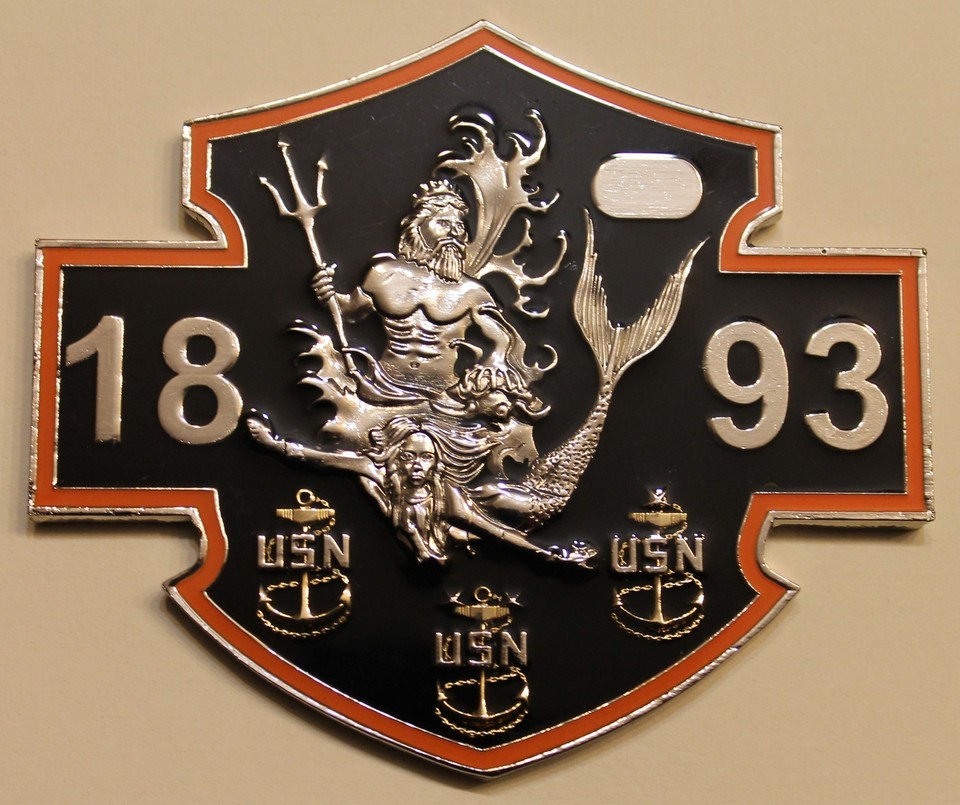 Tried Genuine True Since 1893 Chiefs Mess Navy Challenge Coin | eBay