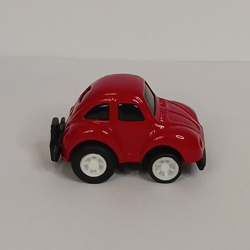 Volkswagon Beetle VW Pull-Back Toy (Tested) Red Vintage Collectable | eBay