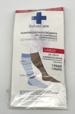 SolvaCare German Compression Stockings Anti-Thrombosis 1 Pair Size Large 26-29cm | eBay