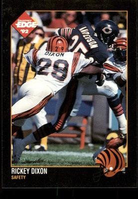 24 Rickey Dixon 28 Bengals 1992 Collectors Edge Football Sports Trading ...