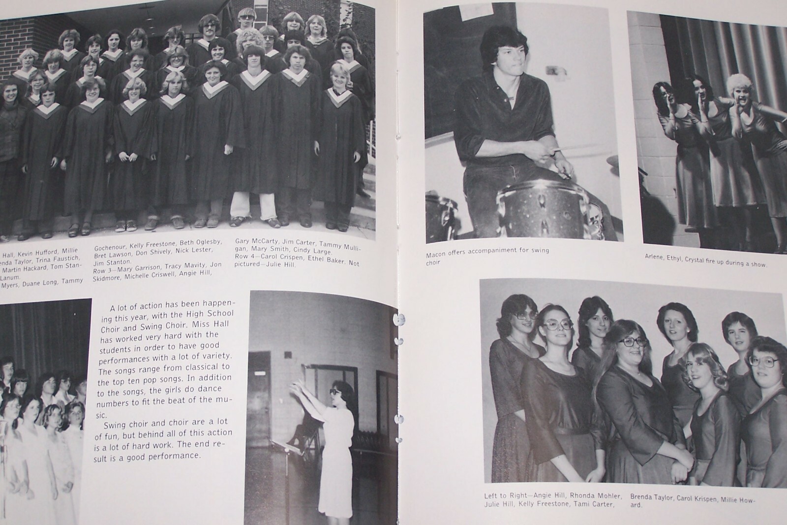1980 Rossville High School Yearbook Annual Rossville Indiana IN - Lars ...