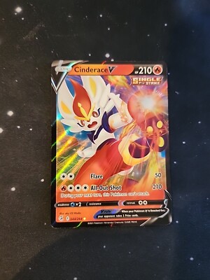 Cinderace V Pokémon Card - Fusion Strike - 44/264 - M! | eBay