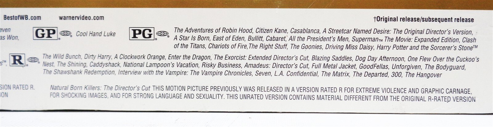 Best of Warner Bros.: 100 Film Collection (DVD, 2013, 55-Disc Set) for ...