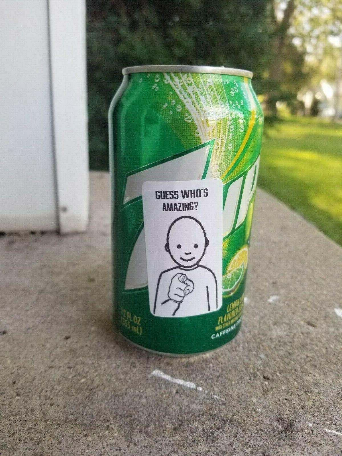 "GUESS WHO'S AMAZING" 25-500 Pack Stickers positivity Gag prank sticker ...