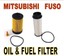MITSUBISHI FUSO OIL & FUEL FILTER (#MK667920 #QC0000001) FUSO CANTER ...
