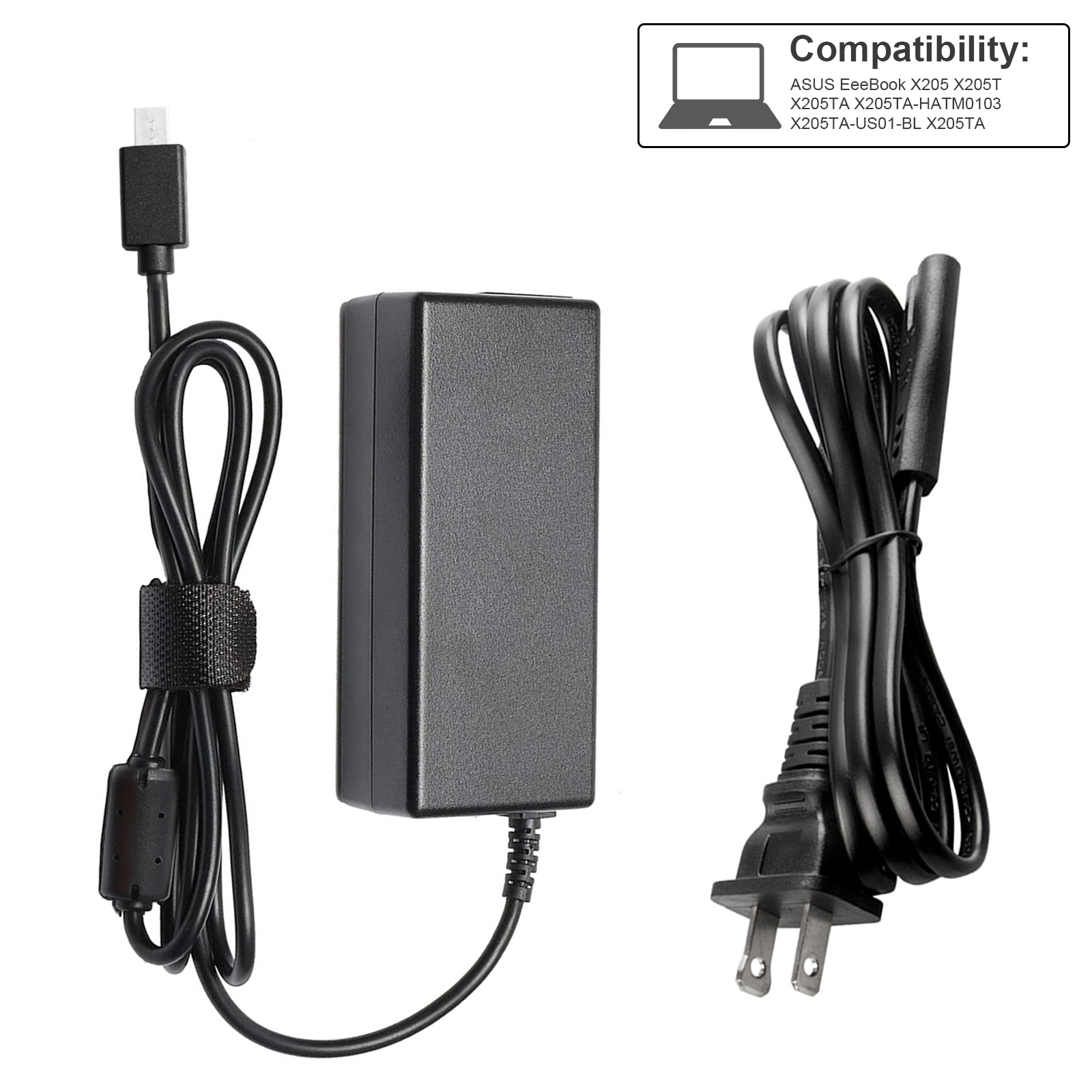 33W AC Adapter Charger for Asus Vivobook E200H AD890526 ADP-33AW ADP ...