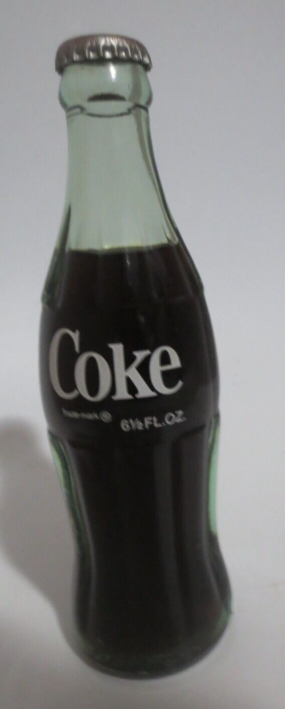 Coca-Cola Coke 6 1/2 Fl Oz ACL Applied Color Label Full bottle with Cap ...