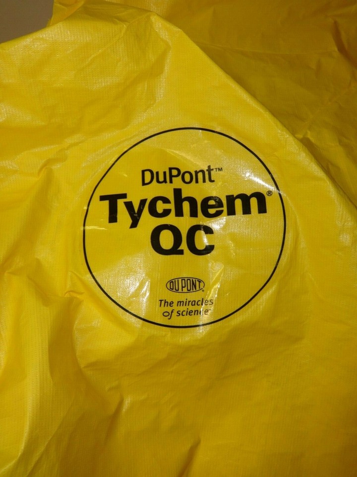 DuPont QC 3XL Coat Sleeve Apron Hazardous Materials Protective Garment ...