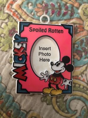 Mickey Mouse Spoiled Rotten Photo Frame Magnet | eBay