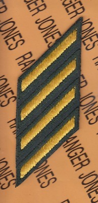 US Army Years of Service Stripes Hashmark Class A's ~4" patch 4=12-14 ...