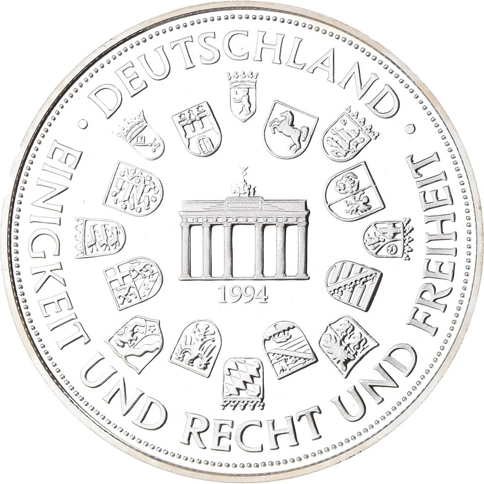 [#186993] Deutschland, Medaille, Konrad Adenauer, Politics, 1994, Proof ...