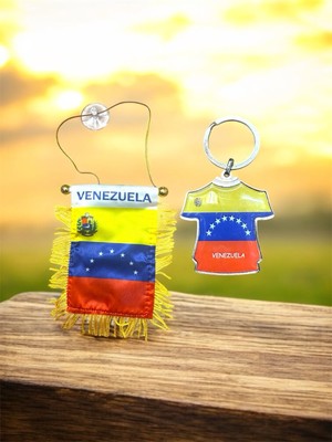 Venezuela Flag Car And Venezuelan Flag Souvenir Keychain | eBay