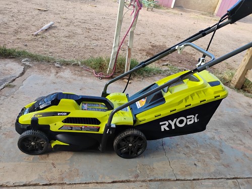 Ryobi RYAC130 13 inch Electric Walk Behind Push Mower for sale online ...