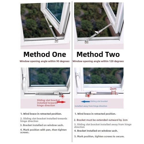 Casement Window Support Wind Stopper Aluminum Alloy with Stainless ...