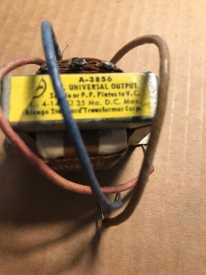 Stancor A-3856 4W Universal Output Transformer, Single or P. P. Plates ...