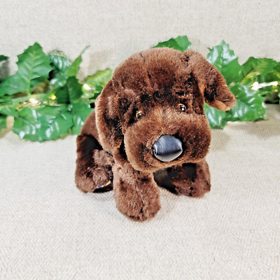 Ganz Webkinz Chocolate Lab Puppy Dog Plush/Stuffed Animal No Code ...