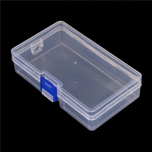 Plastic Clear Parts Storage Box Jewelry Craft Container Organizer Case ...