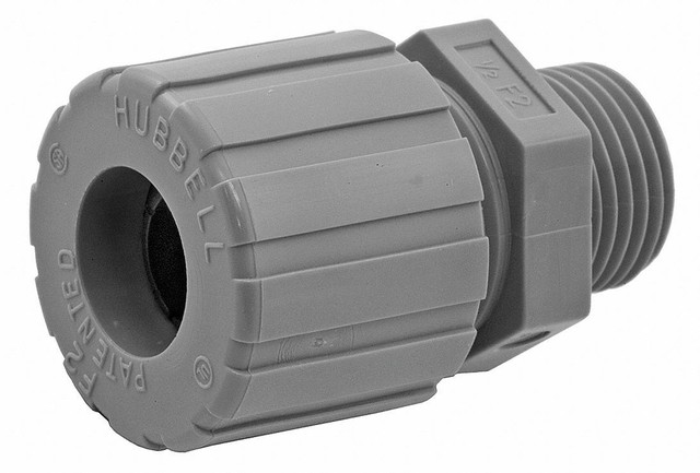 Hubbell SHC1024CR Wire Management Cord Connectors Straight Male USIP ...