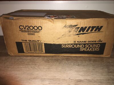 Zenith CV-2000 Surround Sound Speaker pair--Wall Mountable!! NOS | eBay