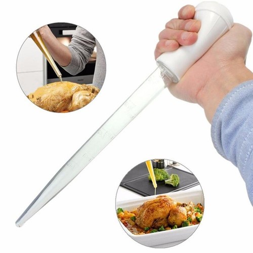 Turkey Baster Clear Tube SyRingse Oil Suck Pump Pipe 30ml BBQ Chicken ...