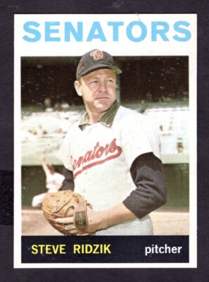 1964 TOPPS STEVE RIDZIK CARD NO:92 B NEAR MINT CONDITION | eBay