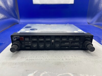 Garmin GMA 340 Audio Panel Stereo Intercom P/N 011-00401-10 FAA FORM ...