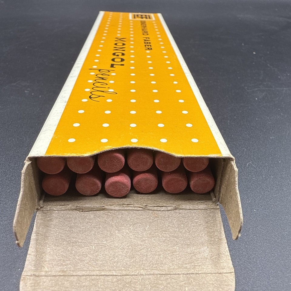NOS Eberhard Faber Mongol 482 No 2 Pencils One Dozen 12 UNSHARPENED in ...