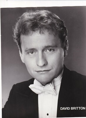 DAVID BRITTON HANDSOME PORTRAIT 1990s ORIG VINTAGE STUNNING PHOTO 388 ...