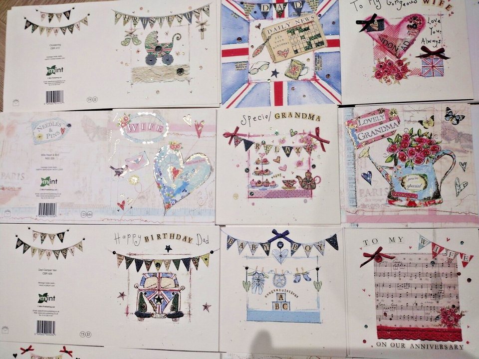 120 Wholesale Mint Greeting Cards Relations & Occasions Supplied with ...