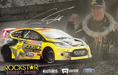Tanner Foust 34 Ford Rockstar Energy Drink RallyX Racing Autograph ...