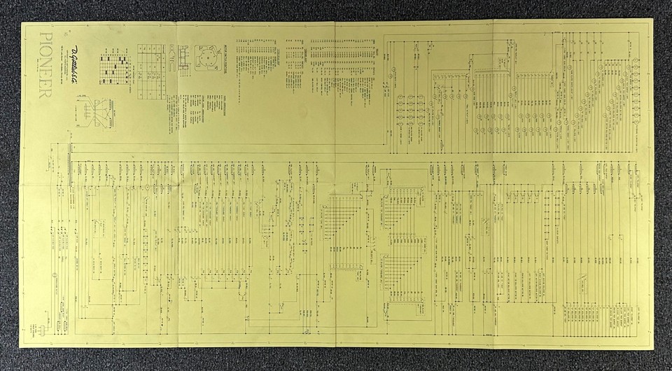 Gottlieb Pioneer Pinball Machine Game Manual Schematics ORIGINAL | eBay