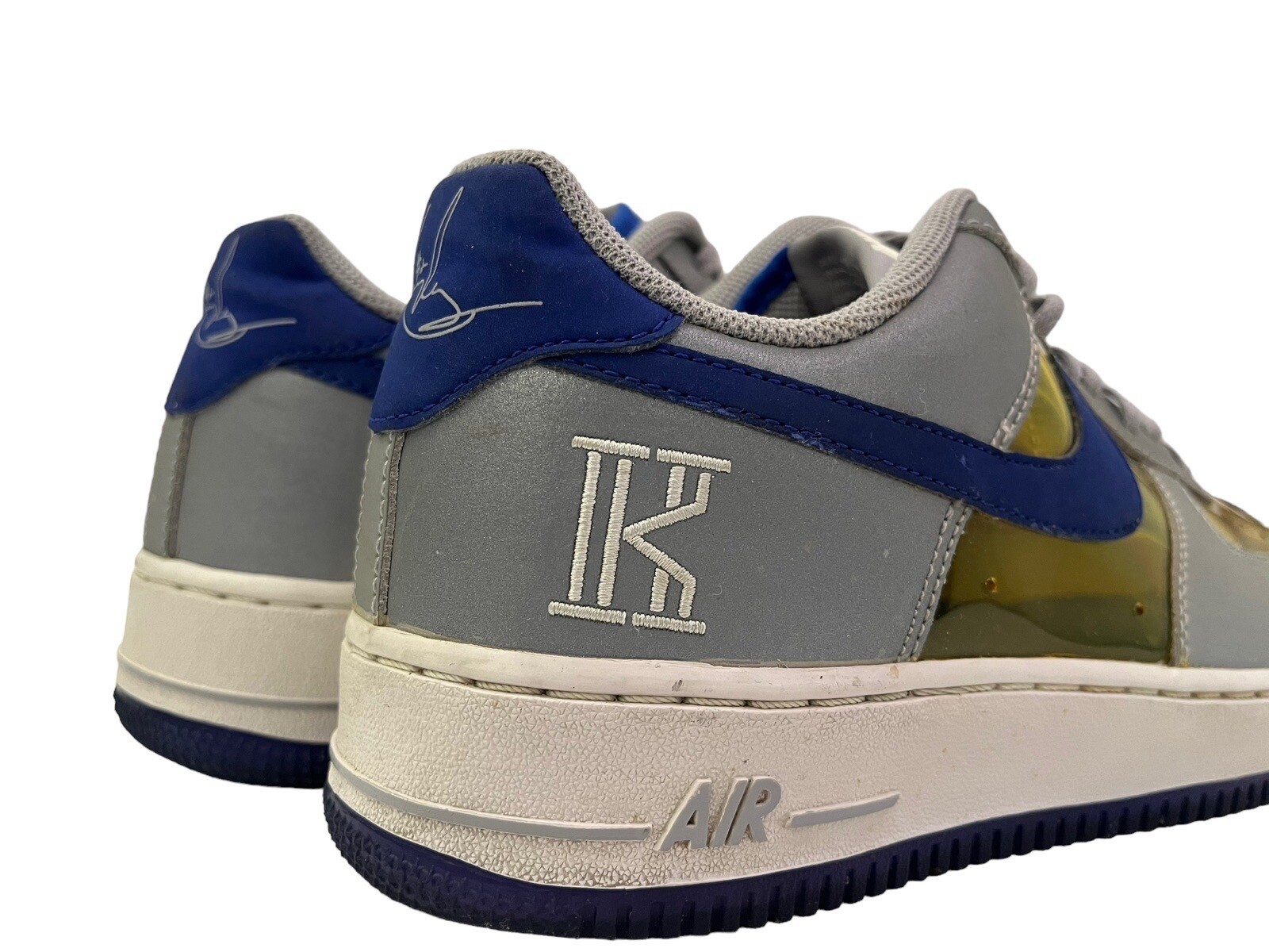 Authentic Mens Nike Air Force 1 Kyrie Irving Duke Blu… - Gem